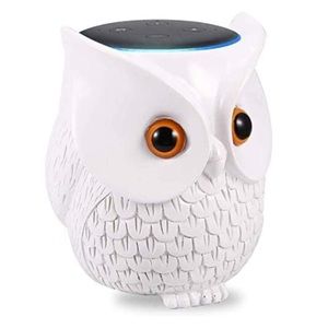 Other | Ceramic Owl Statue Figure Amazon Alexa Echo Speaker Stand Mount ...